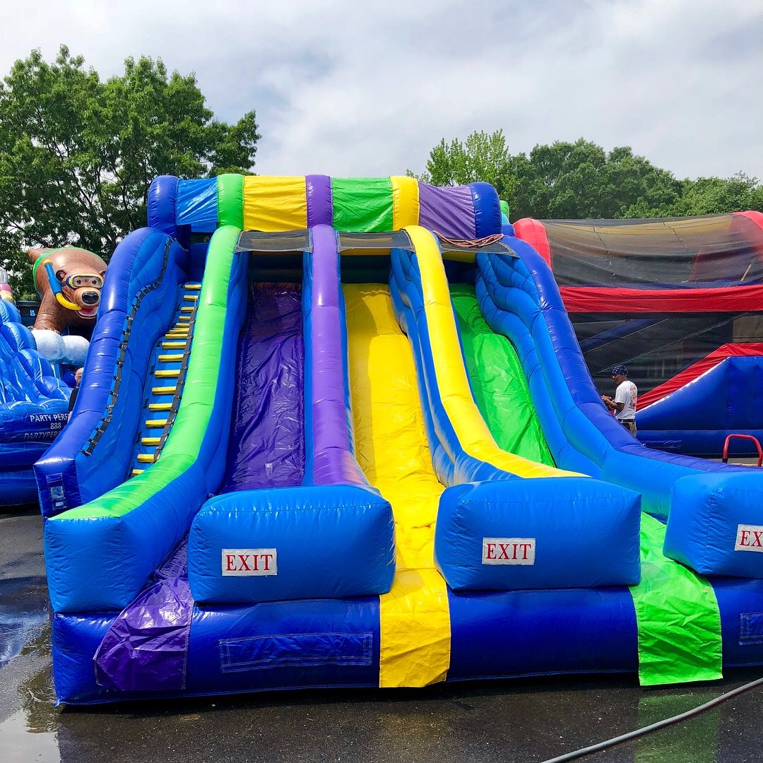 Triple Splash Water Slide | Slide Rentals NJ and NY