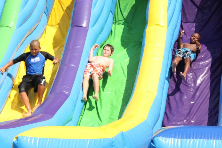 Triple Splash Water Slide | Slide Rentals NJ and NY