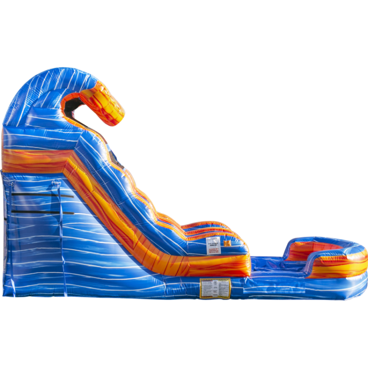 15' Melting Ice Water Slide with Pool - Party Perfect Rentals