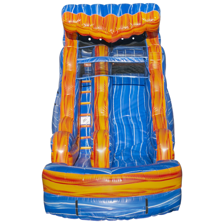 15' Melting Ice Water Slide with Pool - Party Perfect Rentals